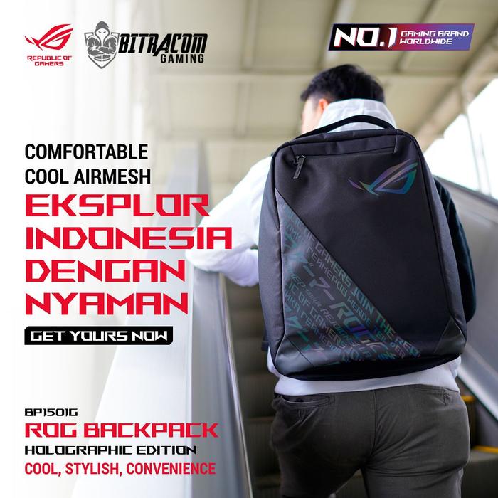 Jual Tas Gaming ROG-Gear - BP1501G Holographic - Gaming Backpack - Kota ...