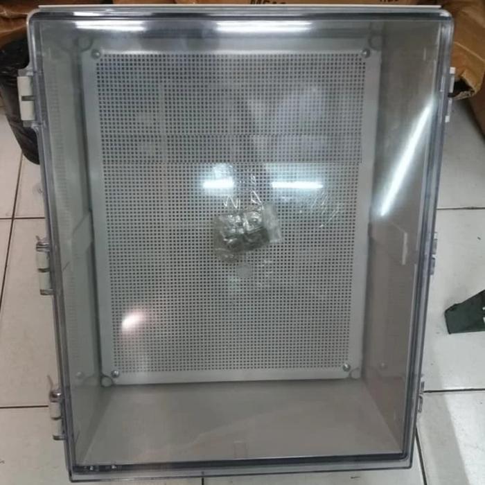 Jual Box Panel 400x300x170 Fort ABS Transparent with Base Plate 400 x ...