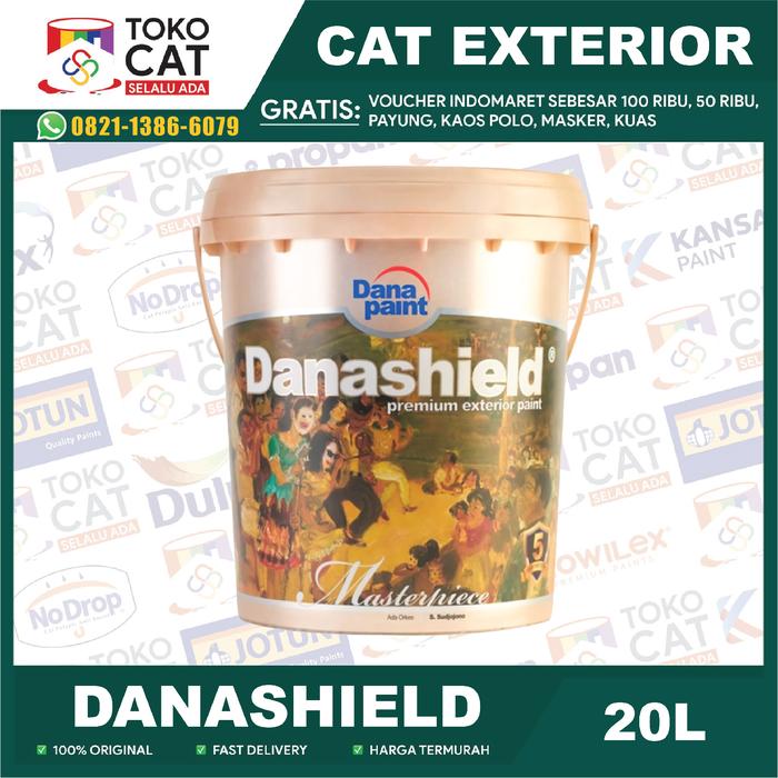 Jual Cat Tembok Exterior Dana Paint DANASHIELD Warna Putih / 20 Liter ...