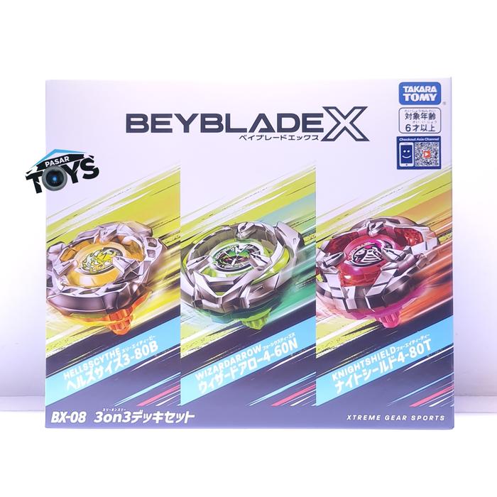 Jual Beyblade X BeybladeX 3on3 Deck Set BX-08 Takara Tomy - Jakarta ...