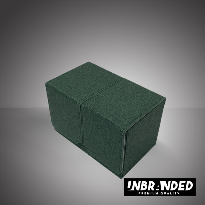 Jual UNBRANDED High Quality Linen Leather Dual Deck Box 160+ Green ...