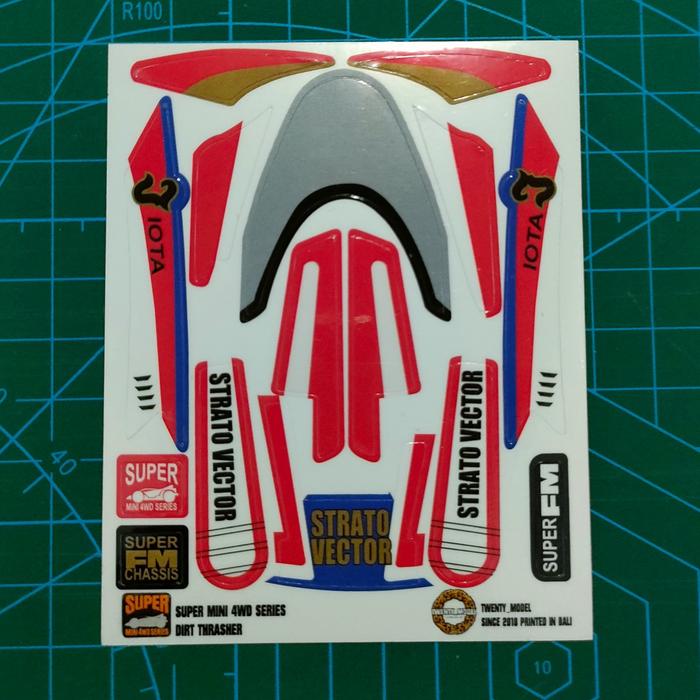 Jual Stiker decal Mini4wd strato vector - Kota Denpasar - Twenty_Model ...