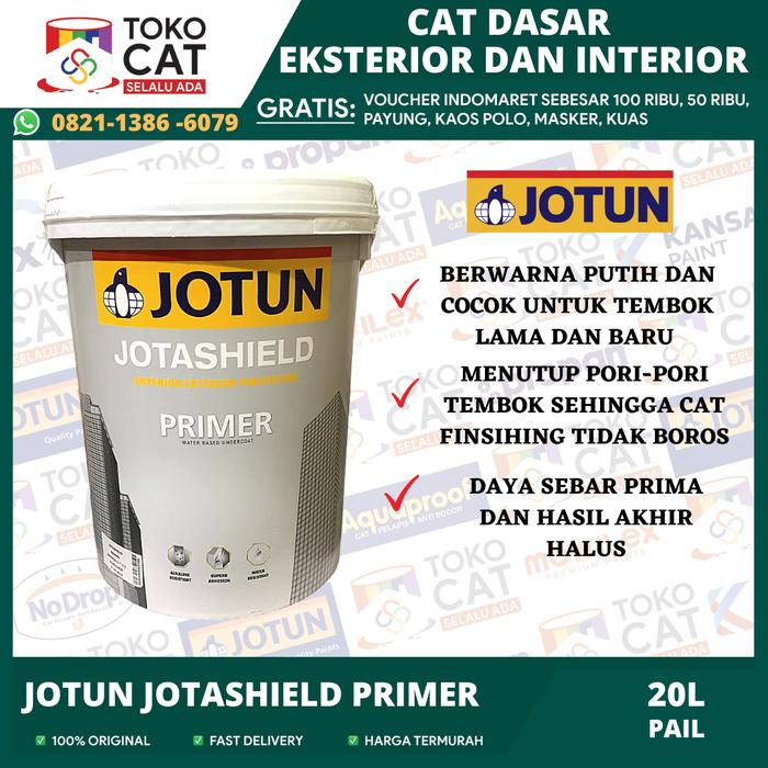 Jual CAT DASAR EKSTERIOR PREMIUM JOTUN JOTASHIELD PRIMER KEMASAN 20 L ...