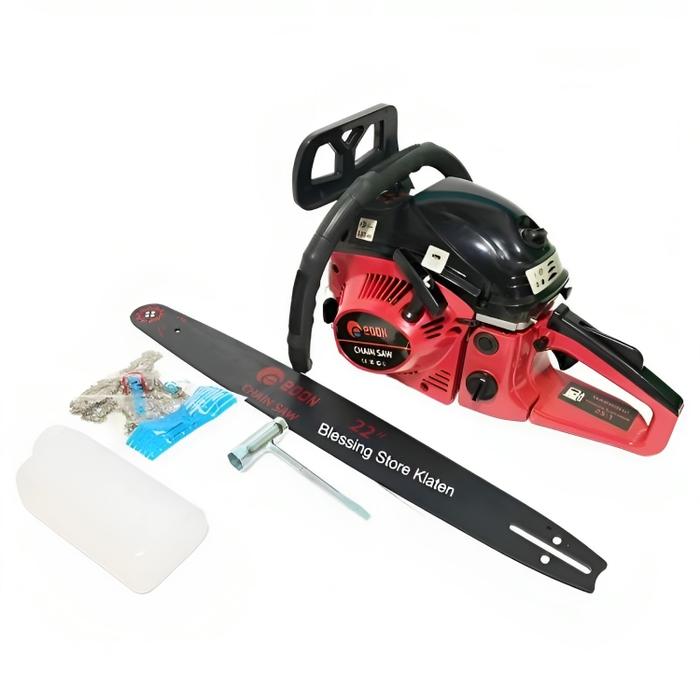 Jual Mesin Chainsaw 22 Inch Edon 2 Tak Gergaji Potong Kayu Pohon Chain ...
