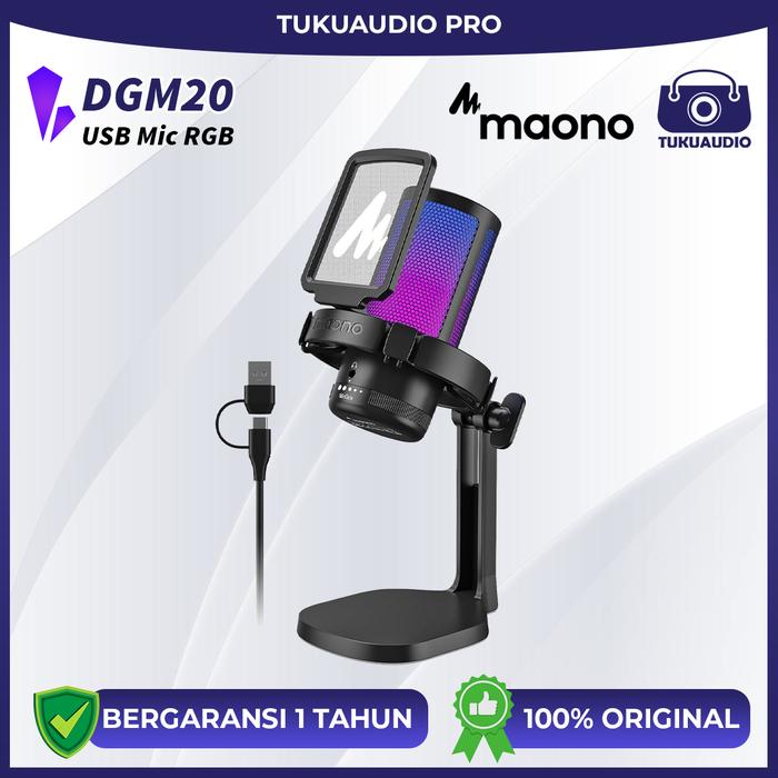 Jual Maono Dgm20 - Gamerwave Condenser Usb Gaming Rgb Microphone Di ...
