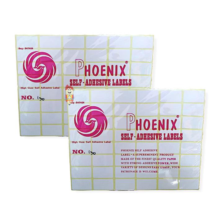 Jual Label Harga / Label Sticker Stiker Phoenix Bulat QQ No. 126, 130 ...