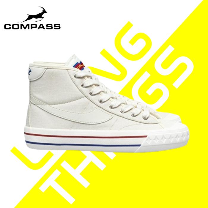 Jual Compass Retrograde Hi Cream - Sepatu Sneakers Casual Pria Wanita ...