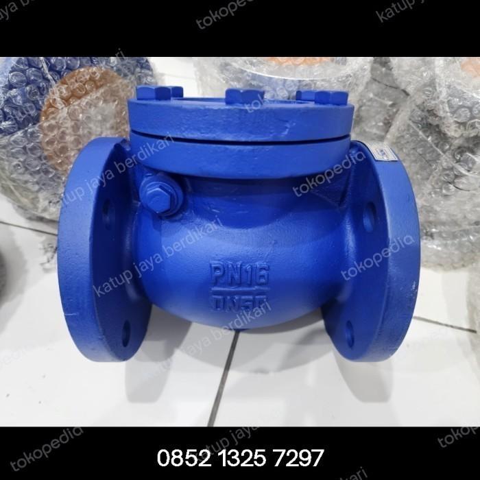 Jual swing check valve cast iron 6" - PN16 Flange - Jakarta Utara ...