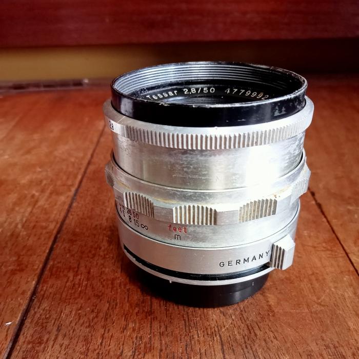 Jual lensa Carl Zeiss Jena tessar 50mm/2.8 silver - Kota Bandung - Dan ...