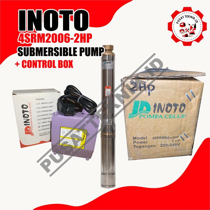 Jual POMPA SATELIT INOTO 4 SRM 2006 2 HP 2,5" POMPA CELUP SUBMERSIBLE ...