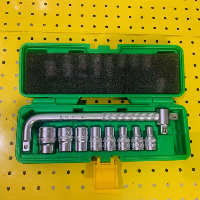 Jual TEKIRO KUNCI SOCK SHOCK HAND SOCKET SET 1/2" INCH DR 10 PCS 6 PT - Kab. Bekasi - Prima Asia ...