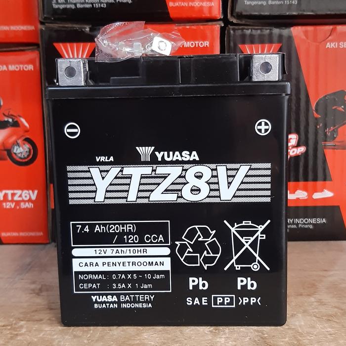 Jual Aki Motor Vespa LX 150, Vespa Sprint YTZ8V Original Yuasa Aki Kering - Kota Tangerang ...