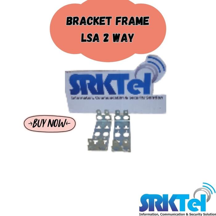Jual Bracket Mounting Frame BMF Untuk Terminal LSA 2 Way / 2 baris ...