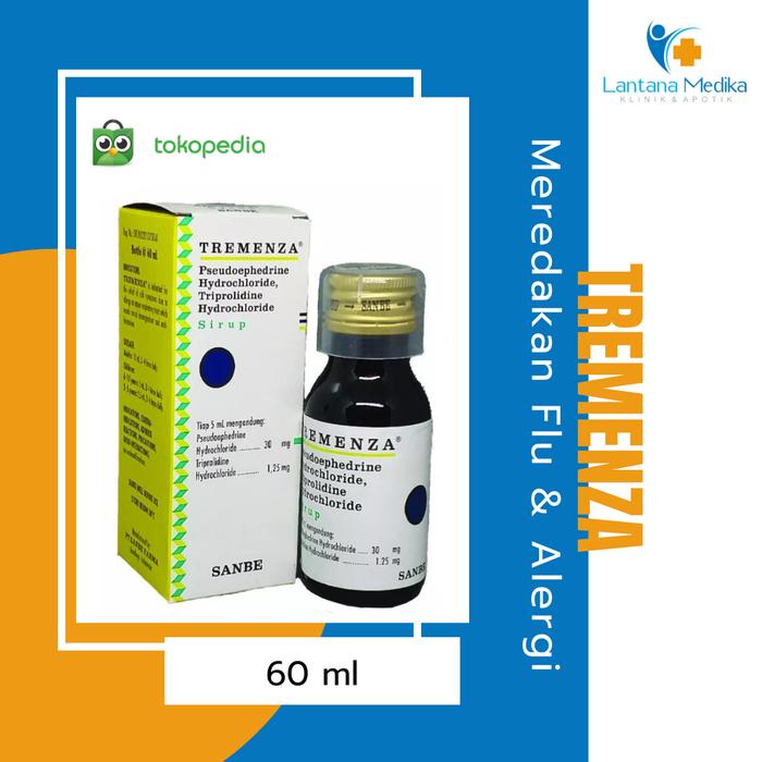 Jual TREMENZA SIRUP 60 ML - Jakarta Selatan - Lantana Shop | Tokopedia