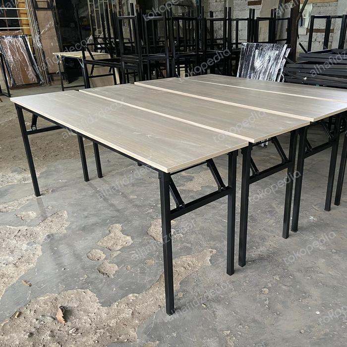 Jual meja lipat hotel/kantor/catering/prasmanan/bazaar model IBM - Kota ...