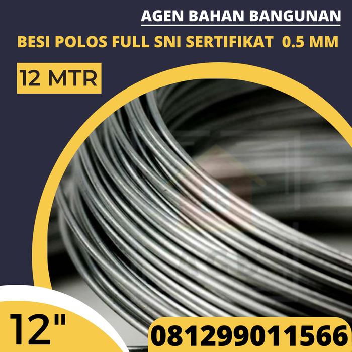 Jual Besi Polos 12 mm SNI / Besi Beton (Harga Grosir & Free Ongkir ...
