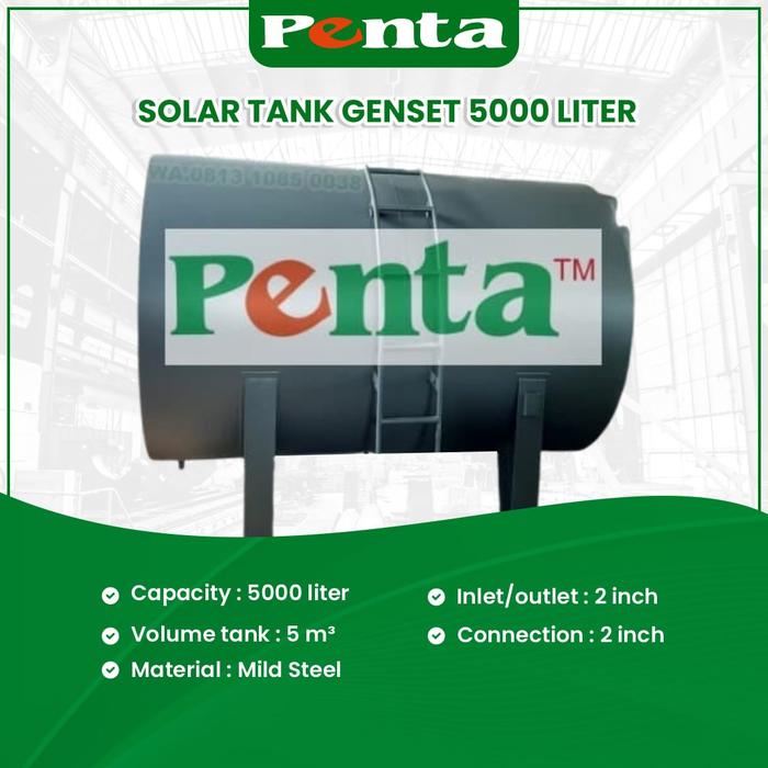 Jual Solar Tank Genset 5000 Liter Jenset Air Minyak Oli Bensin Penta Tank - Kota Bekasi ...