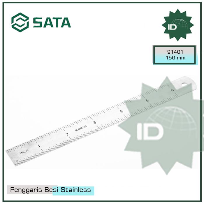 Jual PENGGARIS BESI STAINLESS 150 MM 91401 SATA TOOLS - Jakarta Barat ...