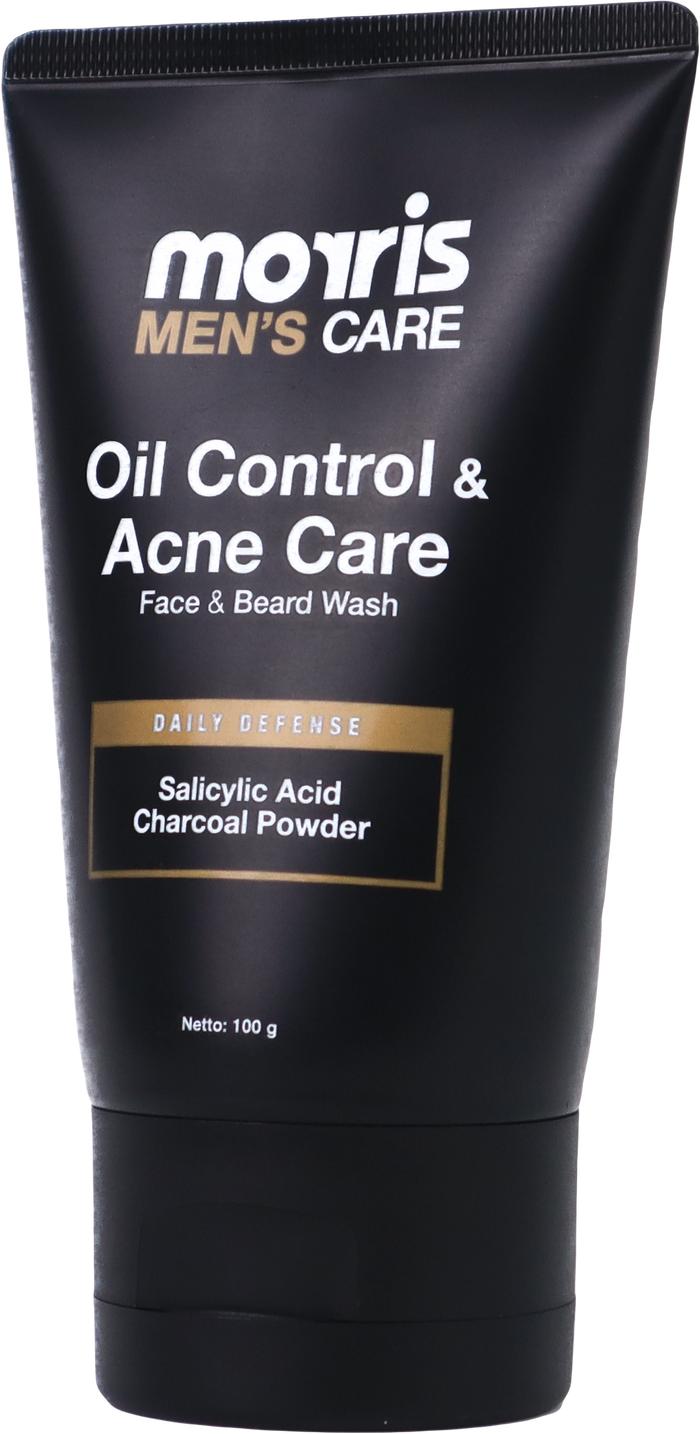 Jual Morris Men Oil Control & Acne Care Face & Beard Wash 100gr Di ...