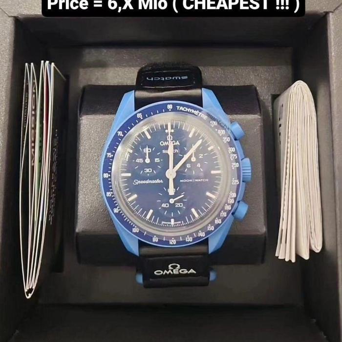 Jual Swatch Omega Speedmaster 42 Quartz NEPTUNE BLUE BRAND NEW 2022 ...