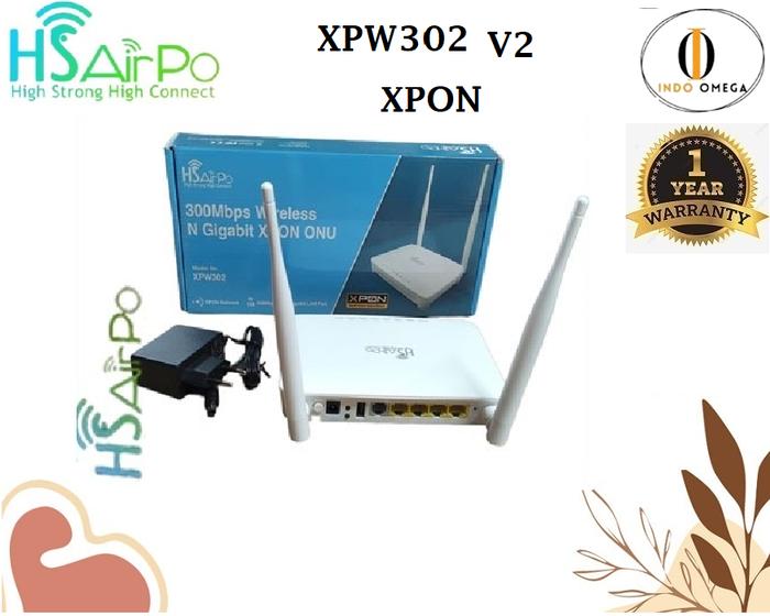 Jual HSAIRPO XPW302 V2 XPN ONU 300Mbps WIRELESS 1GE 3FE XPON V2 ...