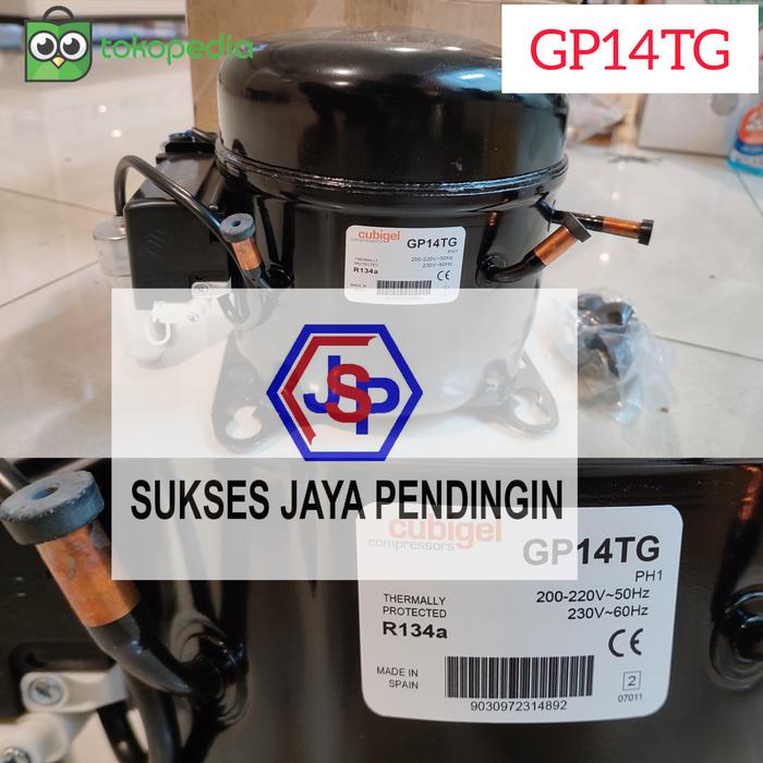 Jual Compressor Cubigel GP14TG R134a / Kompresor Cubigel GP14TG ...