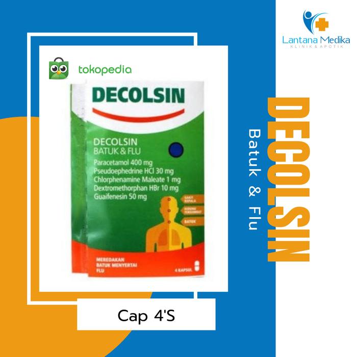 Jual DECOLSIN CAP'4S/PER STRIP - Jakarta Selatan - LantanaMedika ...