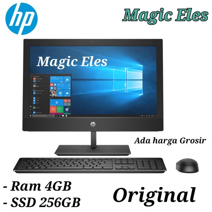 Jual PC AIO HP Pro one 400 G4 intel Core i5 -8500T Ram 4GB SSD 256GB ...