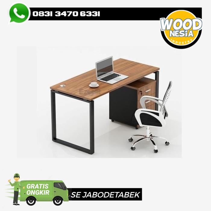 Jual meja kerja kantor - meja nakas - desktop table - meja karyawan ...