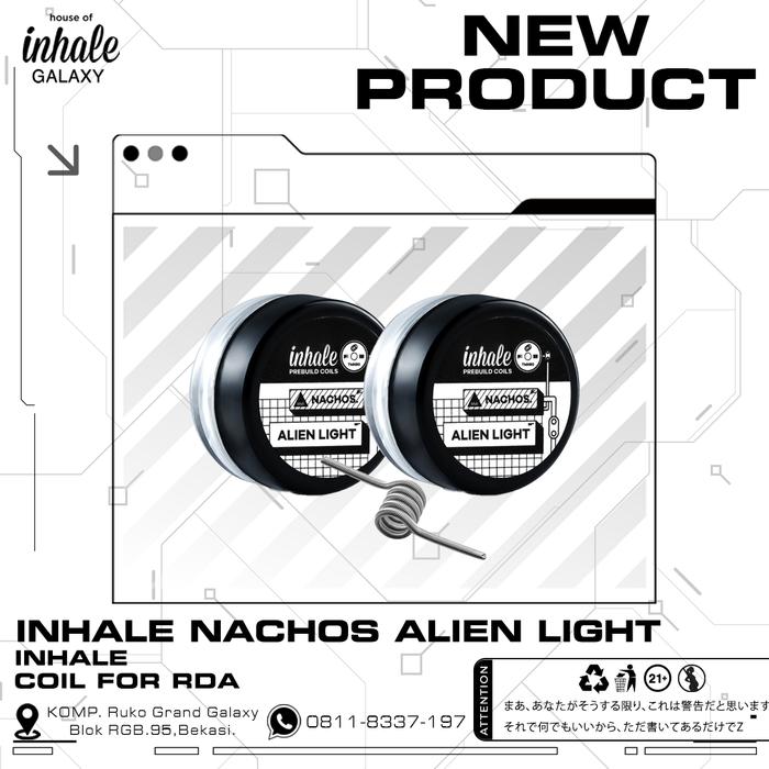 Jual Alien Light Inhale Alien Light Prebuilt Coil Vape for Single Coil ...
