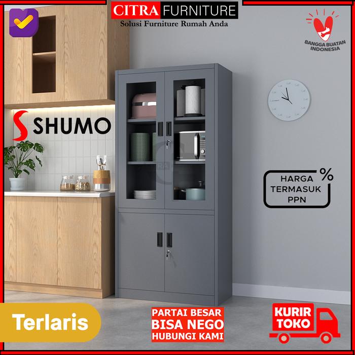 Promo SHUMO Lemari Dapur Besi Serba guna | Rak Piring Minimalis Nagoya ...