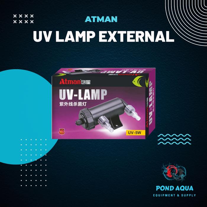 Jual Lampu Uv Aquarium External Atman UV 5W Ultraviolet Sterilizer - Jakarta Barat - Pond Aqua ...