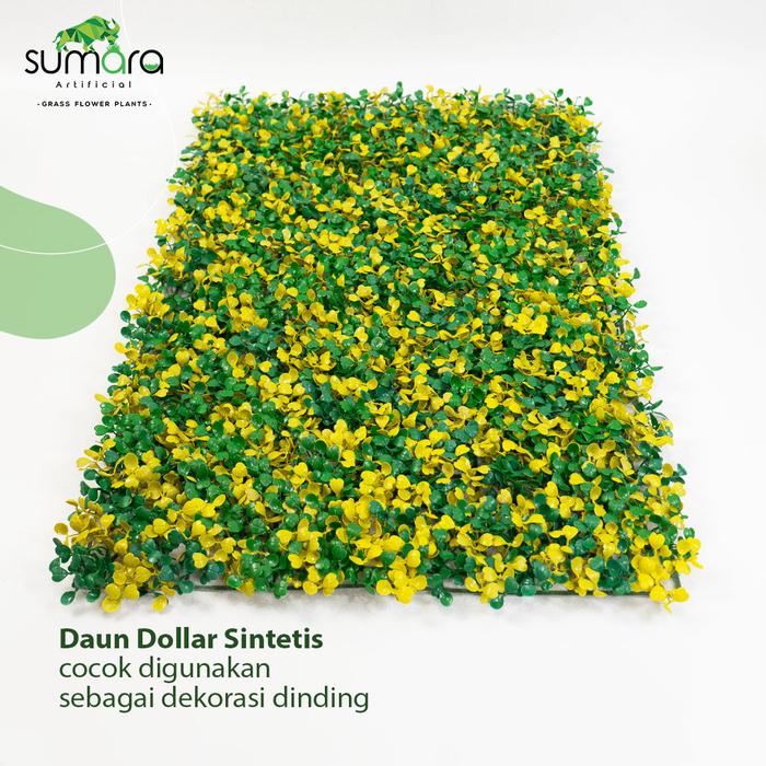 Jual daun sintetis dinding,boxwood panel type dollar harga promo ...