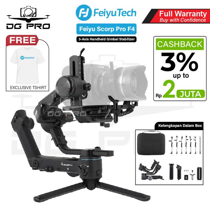 Jual Feiyu Tech Scorp Pro F4 Handheld Gimbal Stabilizer Original Scrop ...
