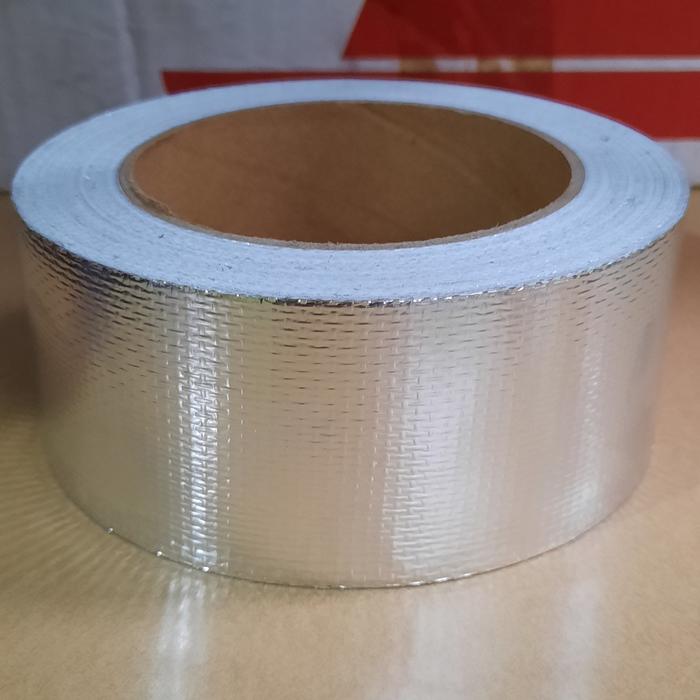 Jual Lakban aluminium serat isolasi tahan panas 2" x 25 M-Anti splash ...
