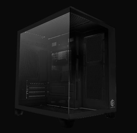 Jual Cube Gaming Shafel Lite m-ATX Tempered Glass Casing pc - Hitam ...