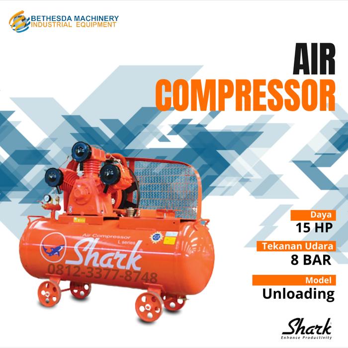 Jual Kompresor Angin 15 HP Shark Unloading 15 HP Air Compressor - Kota ...