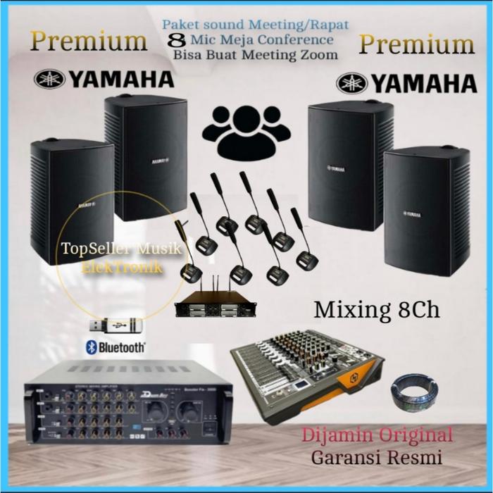 Jual Paket Sound System Meeting/Rapat YAMAHA Premium 8 Mic Confen Wireless - Jakarta Barat - TOP ...