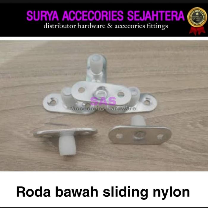 Jual roda bawah pintu sliding geser guide pintu sleding - Jakarta Barat ...