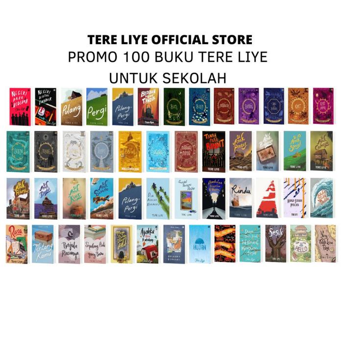 Promo Tere Liye - Promo 100 Buku Tere Liye Untuk Sekolah Cicil 0% 3x - Kota Depok ...