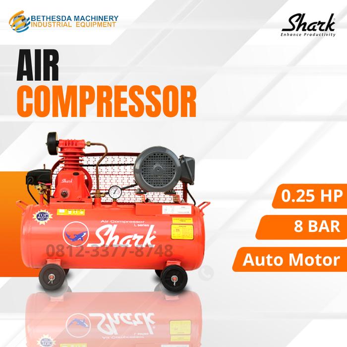 Jual Shark Angin kompresor 1/4 hp / Air compressor 1 4 hp auto motor ...