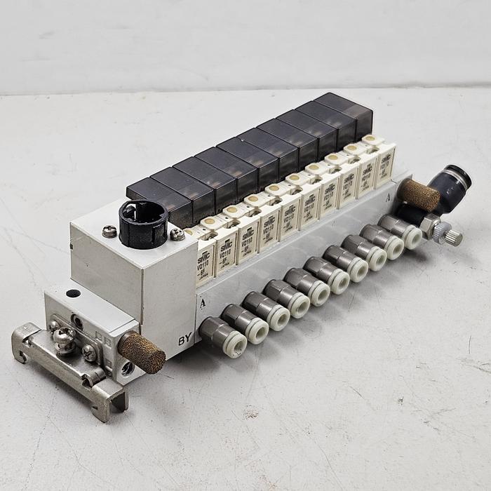 Jual SMC VQ110-6F MANIFOLD BLOCK mini solenoid valve full set 10 - Kota ...