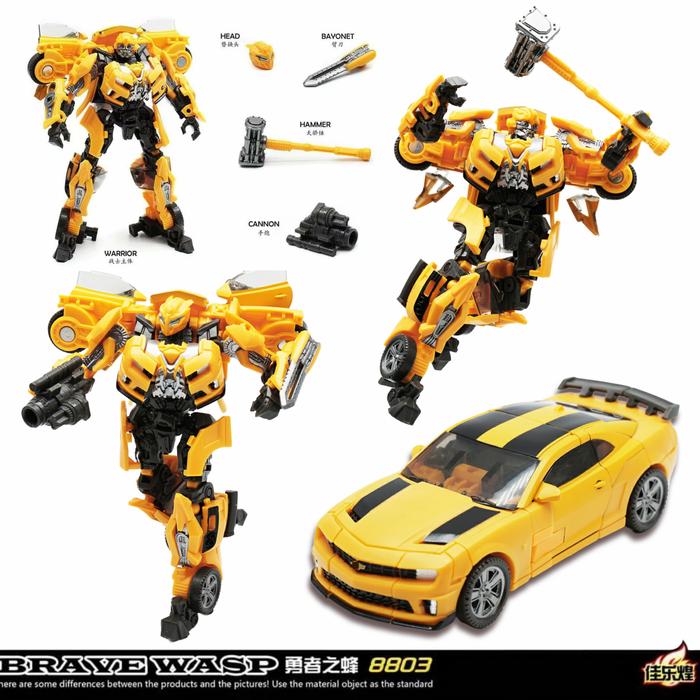 Jual Transformers Bumblebee Studio Series 87 Brave Wasp 8803 Baiwei ...