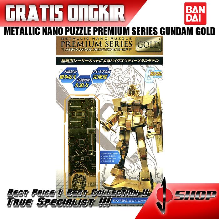 Jual TENYO METALLIC NANO PUZZLE PREMIUM SERIES RX-78-2 GUNDAM GOLD ...
