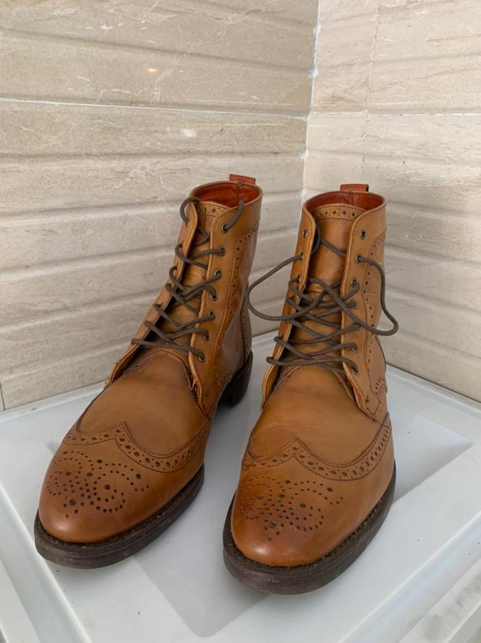 Jual Allen Edmonds Dalton Wingtip Dress Boot Mens - Kota Tangerang ...