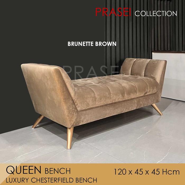Jual QUEEN BENCH - Luxury Upholstery Bench Kursi Sofa Panjang Bludru ...