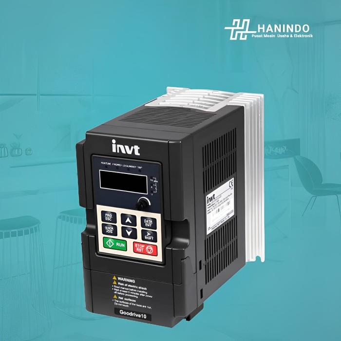 Jual Inverter INVT GD10 0.4KW 400Watt China In 220V 1Phase Out 220V ...