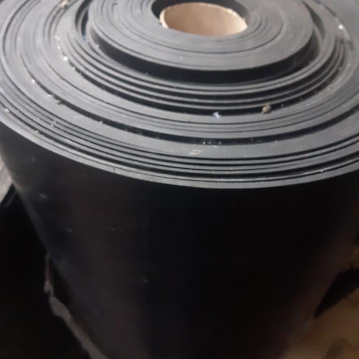 Jual karet 6mm Rubber sheet hitam 6mm 1m x 10 meter/karet rollan ...