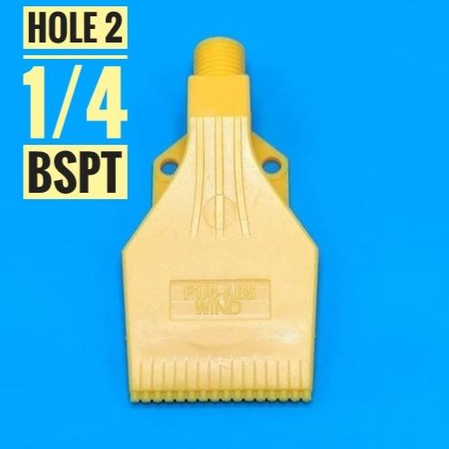 Jual Wind Jet Nozzle Air Blowing Planstic 2 Hole 1/4 BSPT / Wind Jet ...