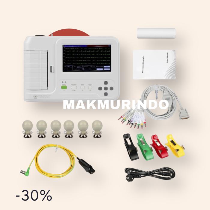 Jual Electrocardiograph CONTEC ECG600G Thermal ECG EKG Electrocardiogram - Jakarta Barat ...
